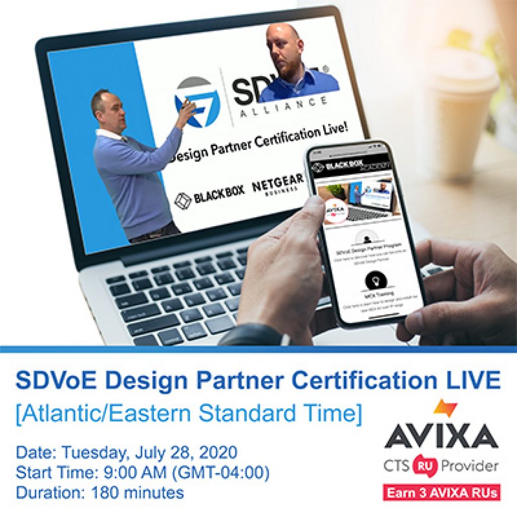 SDVoE Alliance Events - Training, Tradeshows, Webinars